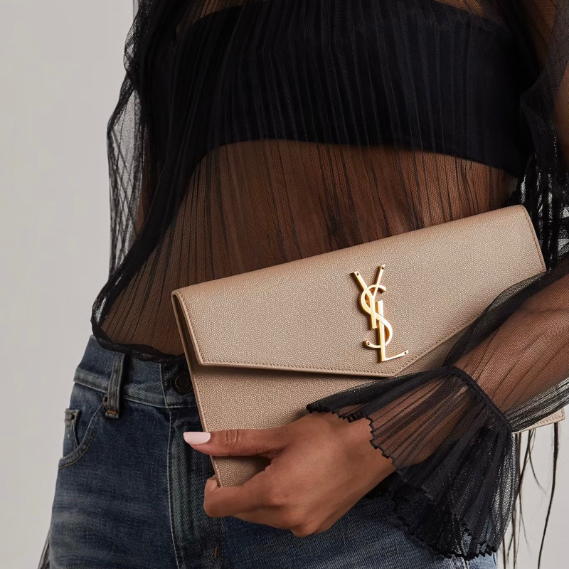 Jual Original Saint Laurent YSL Uptown Envelope Pouch / Clutch Bag ...