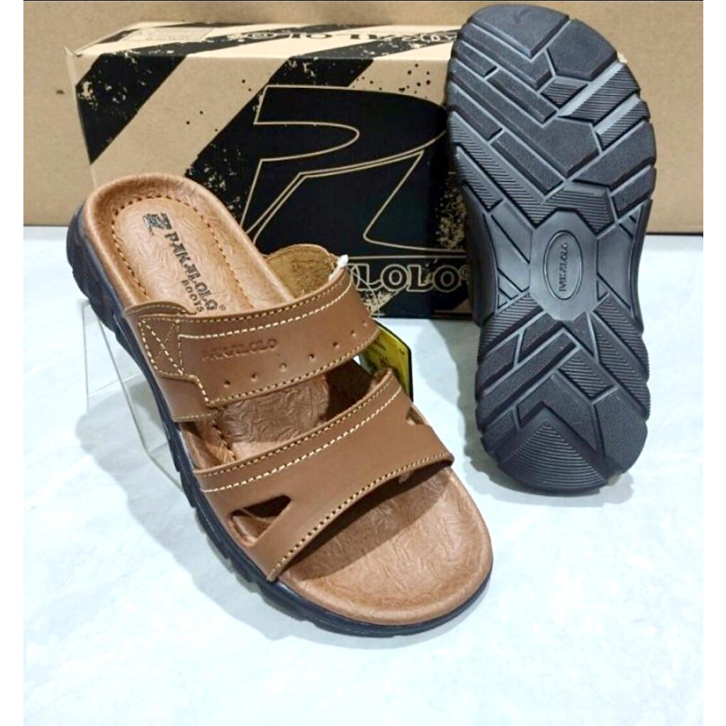 Jual Sandal Casual Pria Sandal Kulit Pakalolo Cabrio 03 - TAN | Shopee ...
