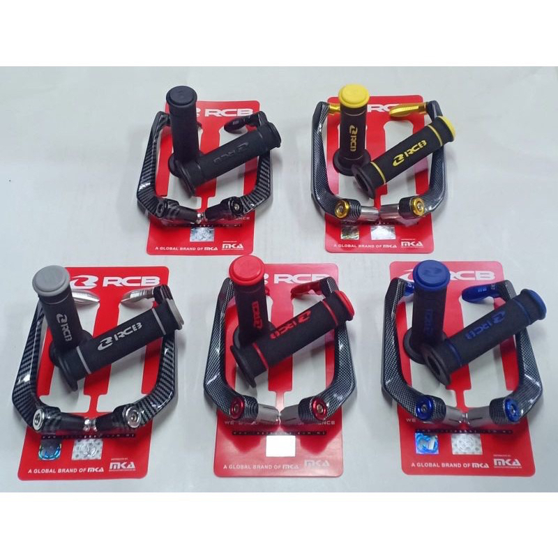 Jual PAKET VARIASI MOTOR PROGUARD KARBON SABIT PLUS + HANGRIP RCB HG55 ...