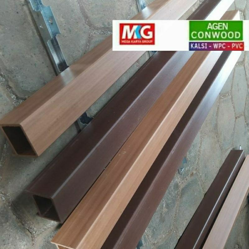 Jual WPC DUMA klik on Hollow 50 x 50 ( 3m) | Shopee Indonesia