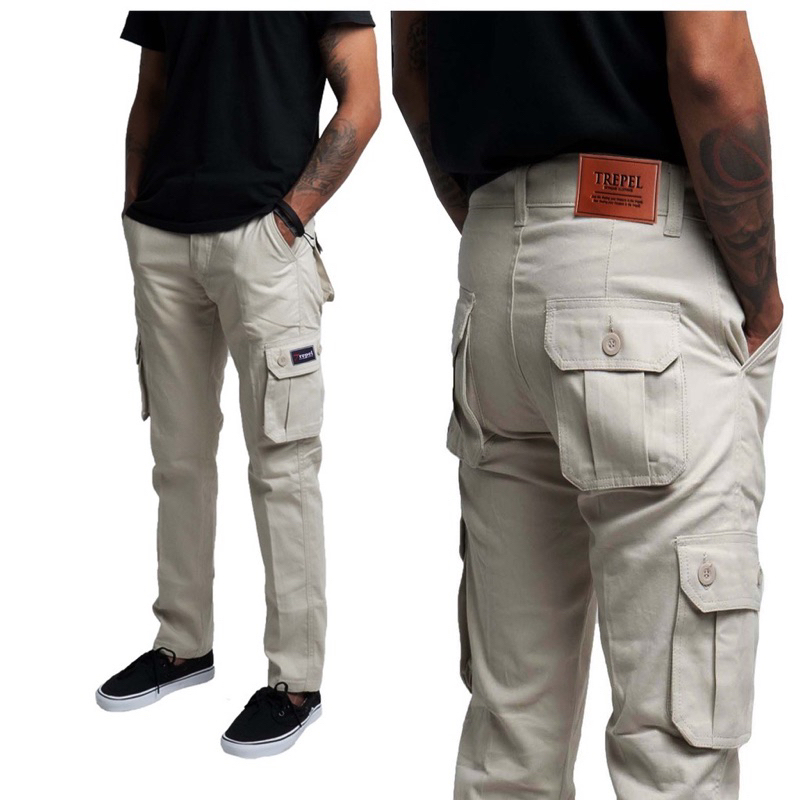 Jual Celana Cargo Panjang Pria Original Jumbo Slimfit Army Laki Laki Murah Loreng Kargo Pant Big ...