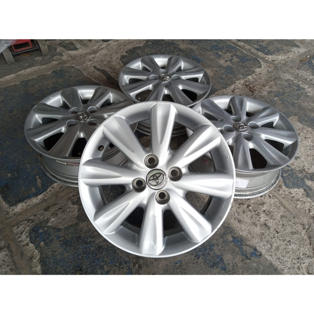 Jual velg seken std yaris ring 15 lubang 4x100 seken bekas murah berkualitas geratis ongkir ...