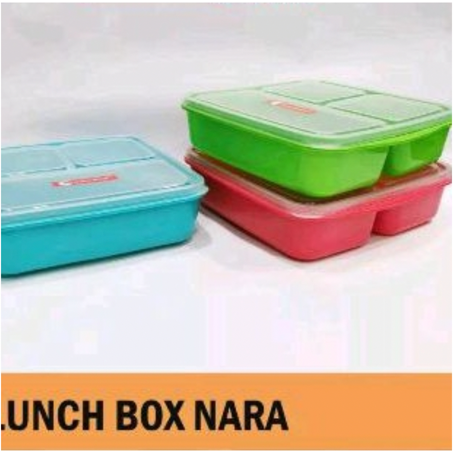 Jual Lunch box NARA clio / kotak makan / ompreng makan tempat bekal BPA FREE | Shopee Indonesia