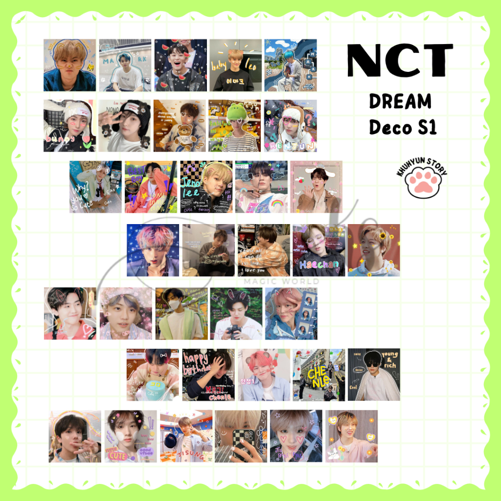 Jual Stiker Deco Kpop Nct Dream Cute Lucu Aesthetic Sticker Mail Sellkor Chromo Murah ...
