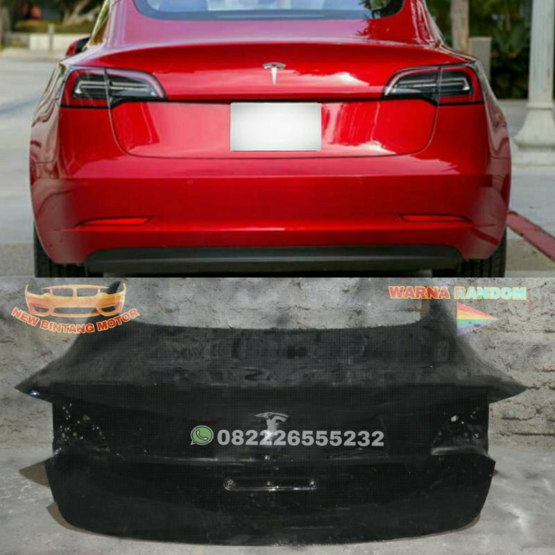 Jual Pintu bagasi tesla model 3 2017 sampai 2022 original back door ...