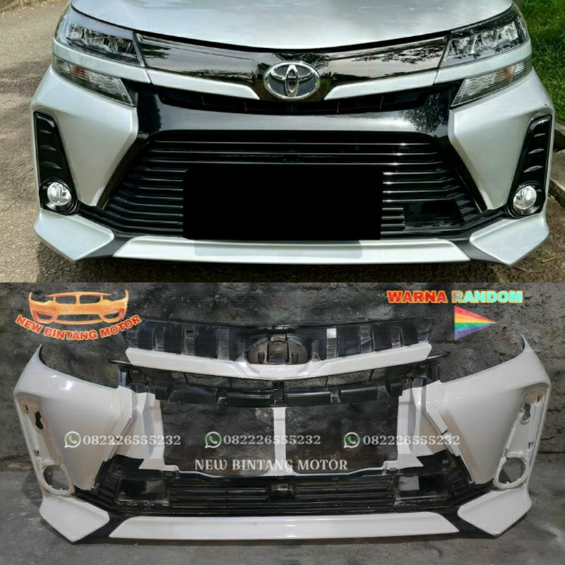 Jual Bumper depan avanza veloz facelift 2019 sampai 2021 original ...