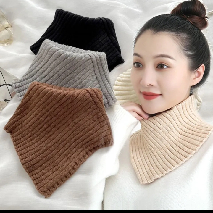 Jual hobby_shopping1 Syal Leher Turtleneck Rajutan Syal Leher Outfit ...