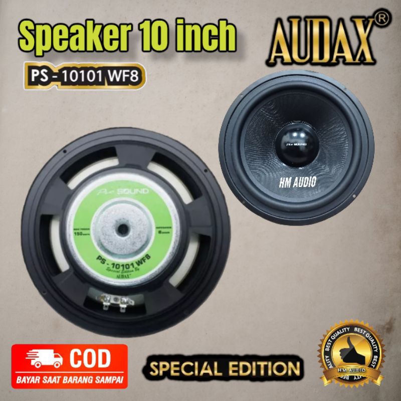 Jual Speaker 10 inch Audax Pro sound PS-10101 WF8 Woofer | Shopee Indonesia