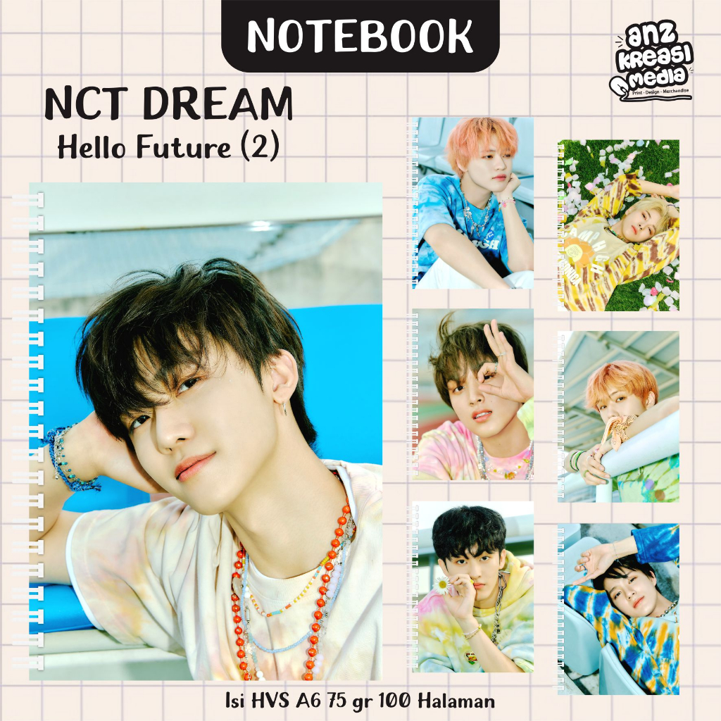 Jual NOTEBOOK A6 BUKU TULIS SPIRAL NCT MERCHANDISE KPOP MURAH ...