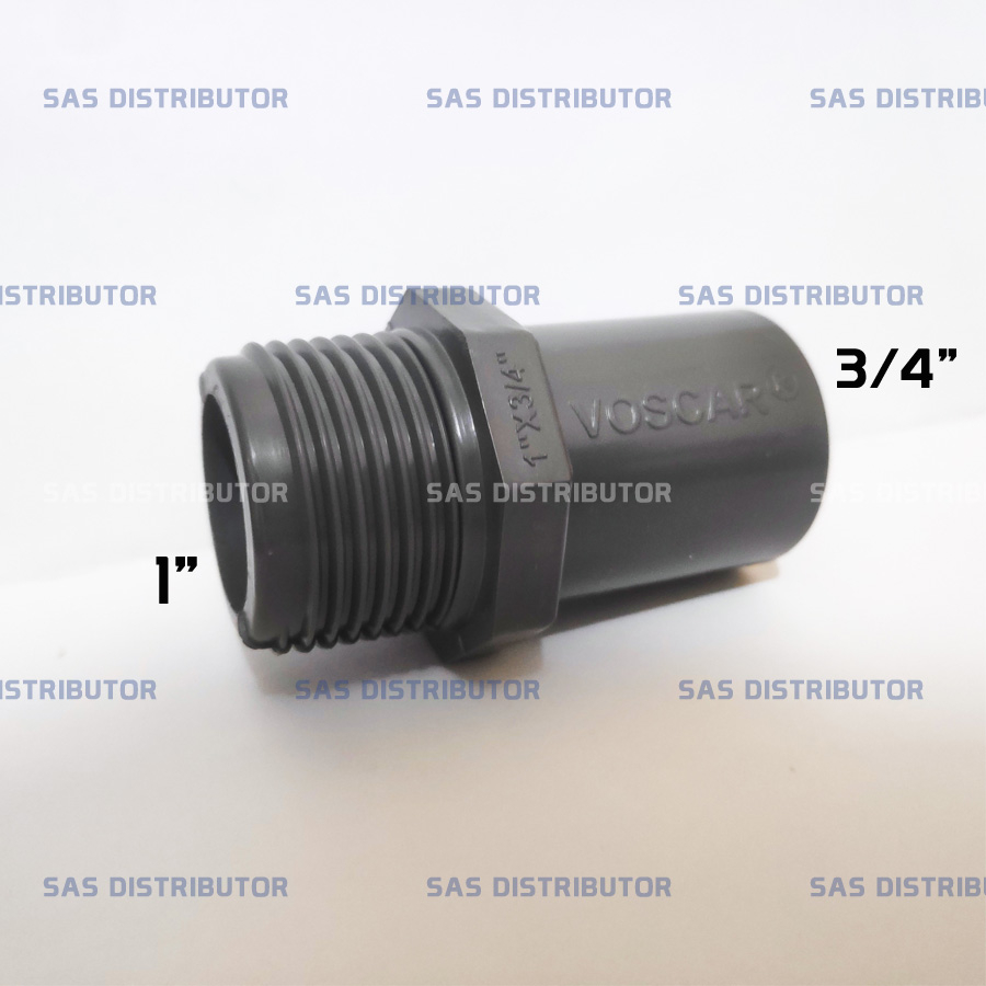 Jual Sok Drat Luar 1 x 3/4" inch AW VOSCAR / SDL 1 x 3/4" in PVC ...