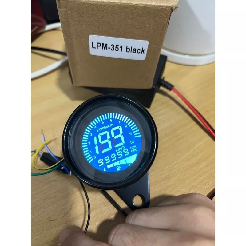 Jual SPEEDOMETER DIGITAL BULAT 8 WARNA CB RXKING TIGER | Shopee Indonesia