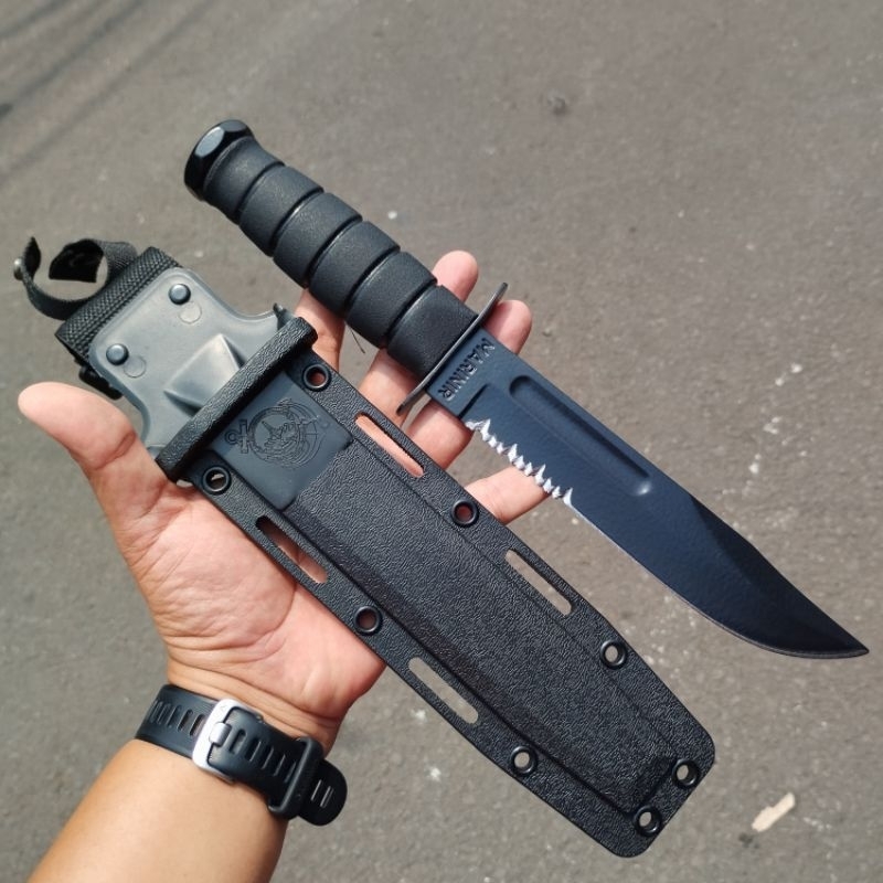 Jual Ka-Bar Kraton Marinir Combat Utility Knife Original | Shopee Indonesia