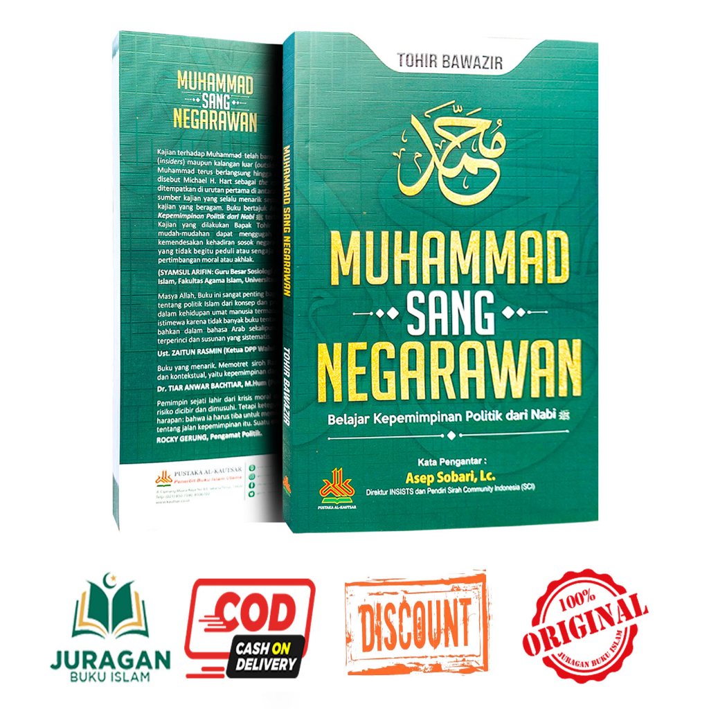 Jual BUKU MUHAMMAD SANG NEGARAWAN Belajar Kepemimpinan Politik Dari ...