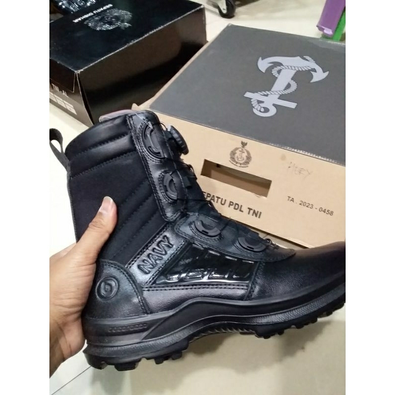 Jual Sepatu PDL TNI AL Tali Putar jatah terbaru Boccoroco/Sepatu PDL ...