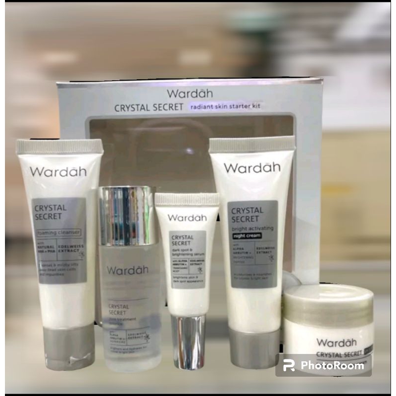 Jual Paket Wardah Crystal Secret Anti Flek Paket Pemula Mini Mencegah ...