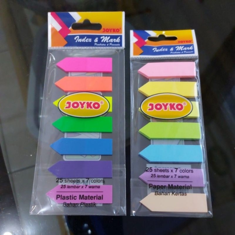 Jual Index memo joyko / Sticky note Arrow / Penanda pembatas | Shopee ...
