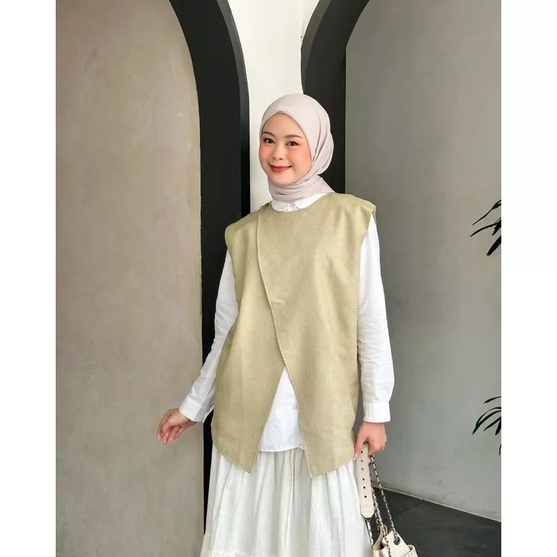 Jual jolie vest / vest outer / outerkatun / outer lekbong / vest ...