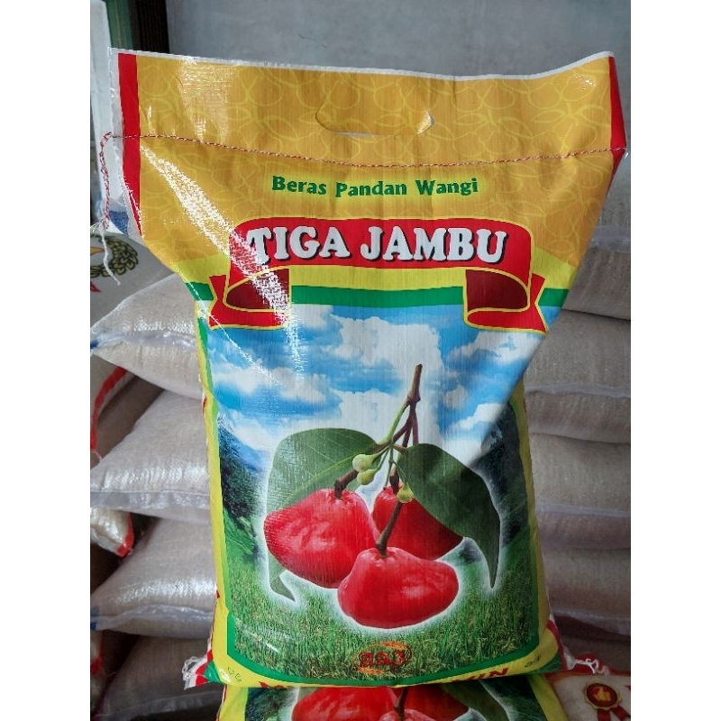 Jual Beras Super Cap Tiga Jambu 10kg Pulen Wangi | Shopee Indonesia
