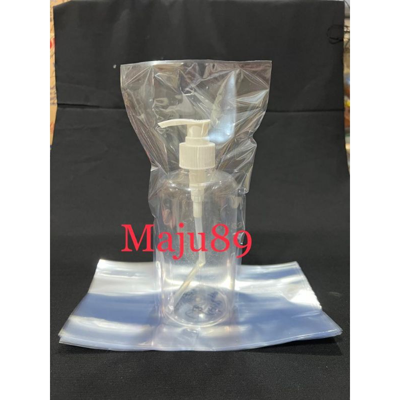 Jual Plastik shrink / plastik segel untuk botol pump 500ml | Shopee ...