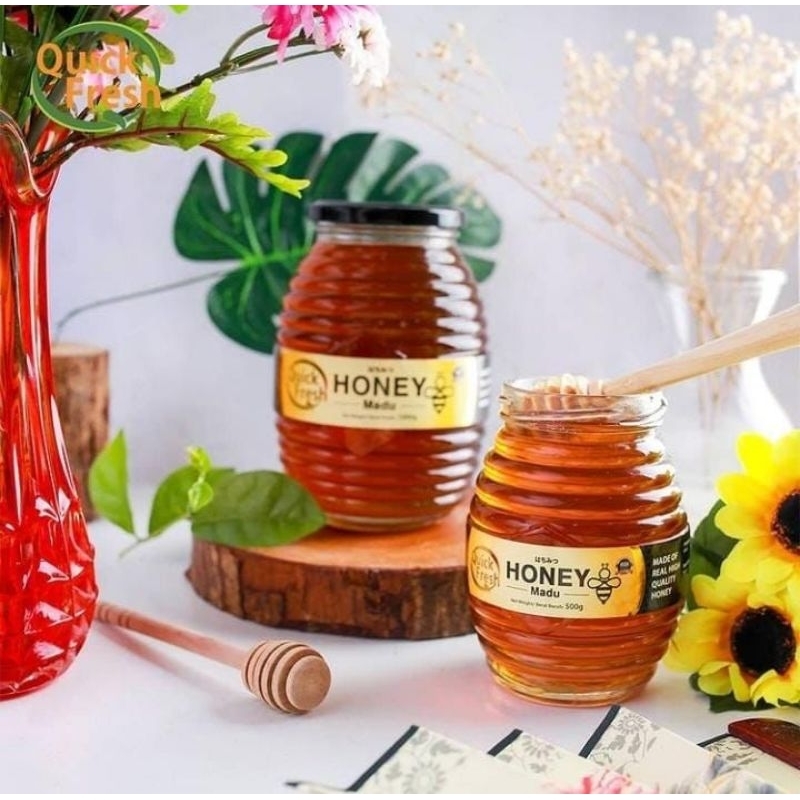 Jual MADU MURNI ASLI QUICK FRESH HONEY 1 KG | Shopee Indonesia