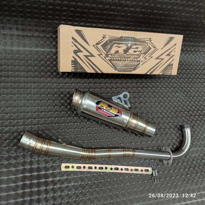 Jual Knalpot Dragbike R2 MUFFLER 110cc-135cccc Pemasangan Standrt VEGA ...