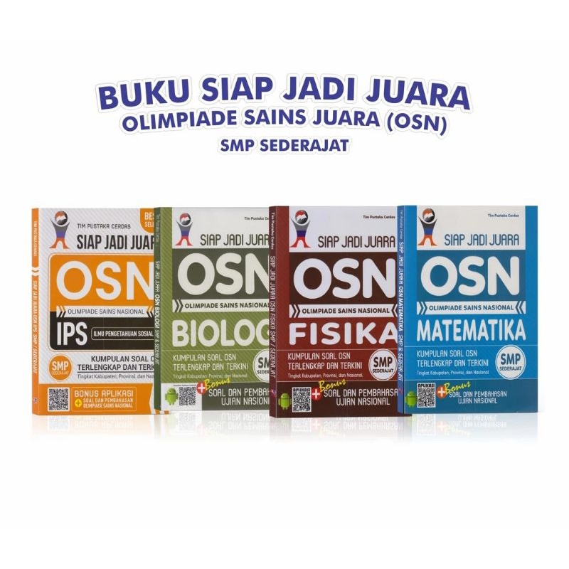 Jual Buku Olimpiade Sains Nasional OSN SMP : Matematika Biologi Fisika IPS SMP | Shopee Indonesia
