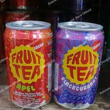 Jual Fruitea kemasan kaleng 318ml apel dan blackcurrent 318ml | Shopee ...