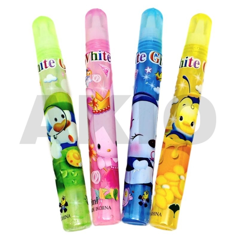 Jual Lem Glue Stick Cair Karakter ANIMAL CUTE 15 ml PACMAN Lem Kertas ...