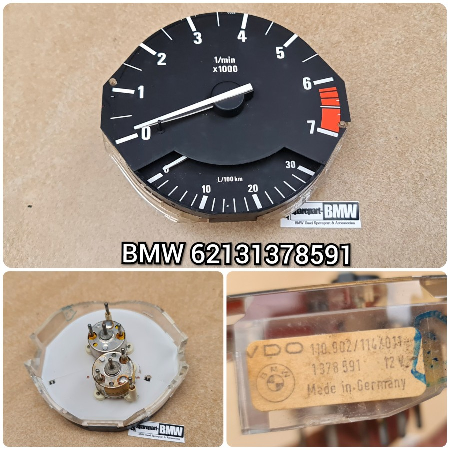 Jual Tachometer RPM Meter BMW E32 E34 M20 M30 BMW 62131378591 | Shopee Indonesia