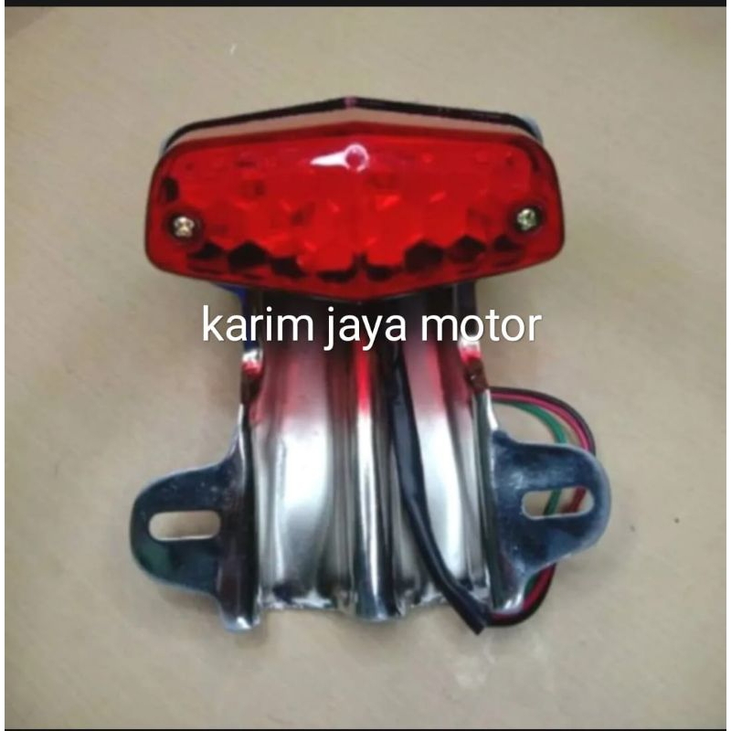 Jual STOPLAMP stopan cb BSA LED set pangkon lampu STOP CB | Shopee ...
