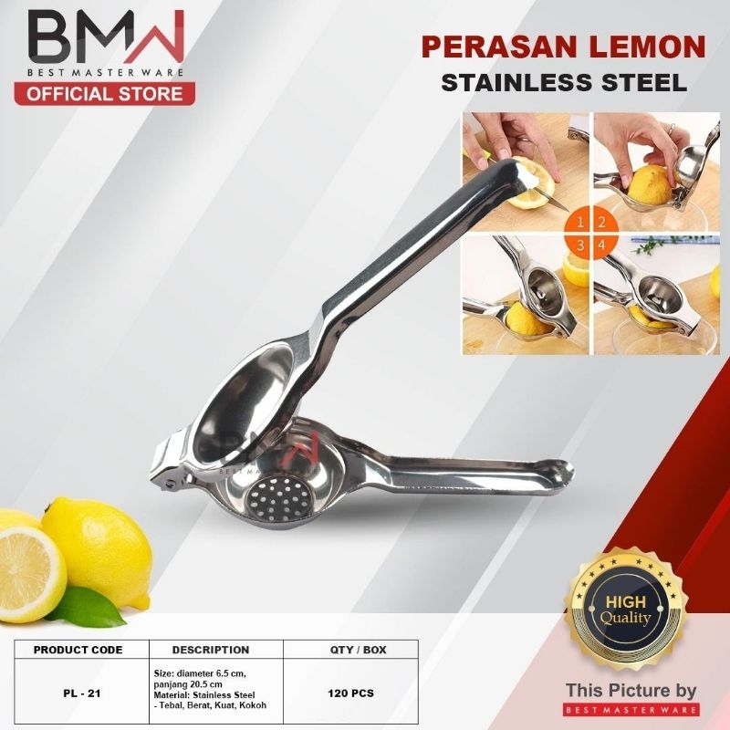Jual PEMERAS PERASAN JERUK PERASAN LEMON ALAT PERAS JERUK STAINLESS ...