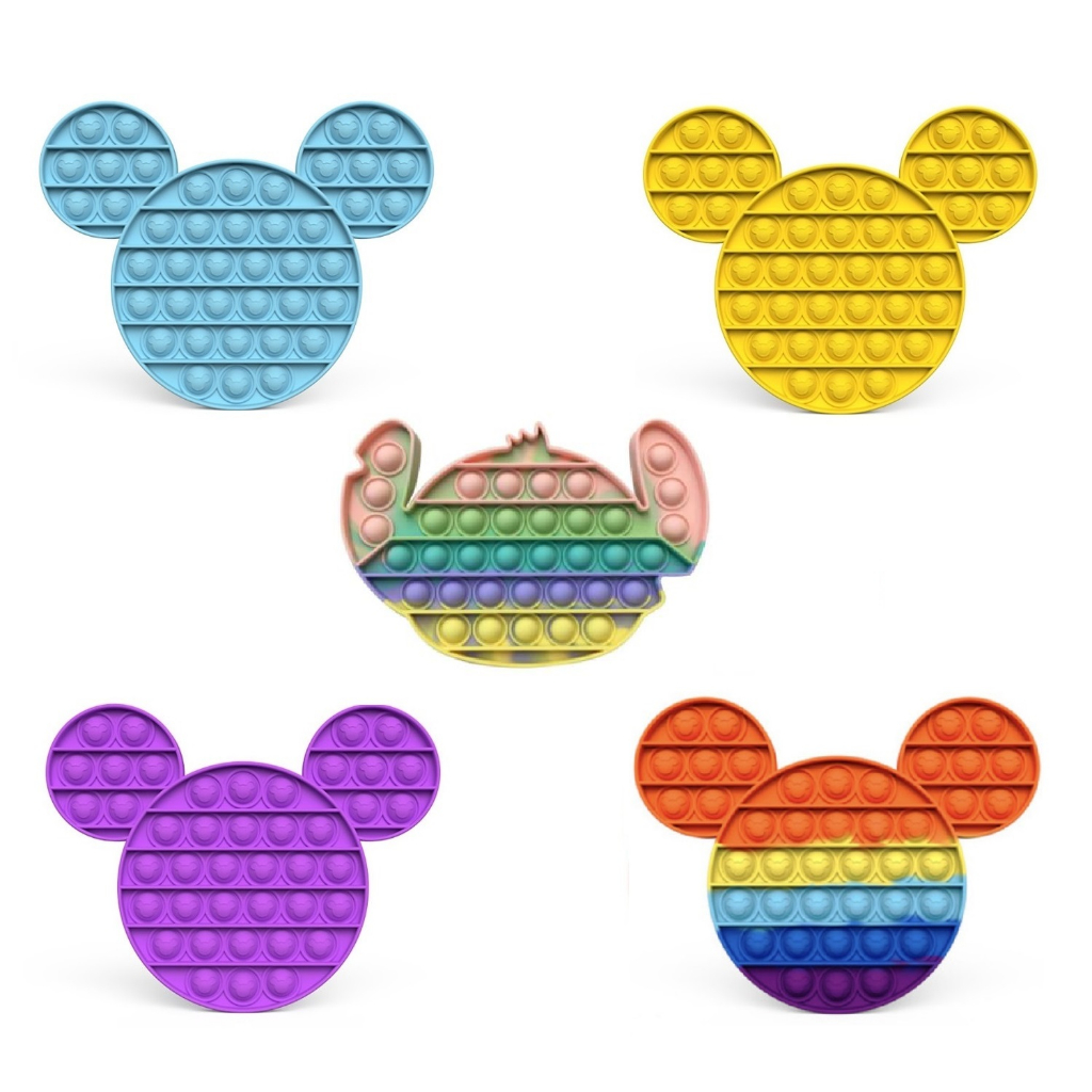 Jual Pop It Fidget Popit Bubble Mainan Viral Tiktok Tik Tok Anak Mickey ...