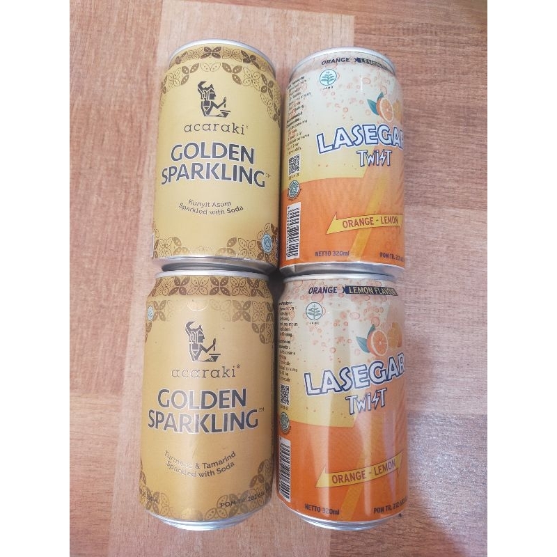Jual ACARAKI GOLDEN SPARKLING KUNYIT ASAM 320ML | Shopee Indonesia