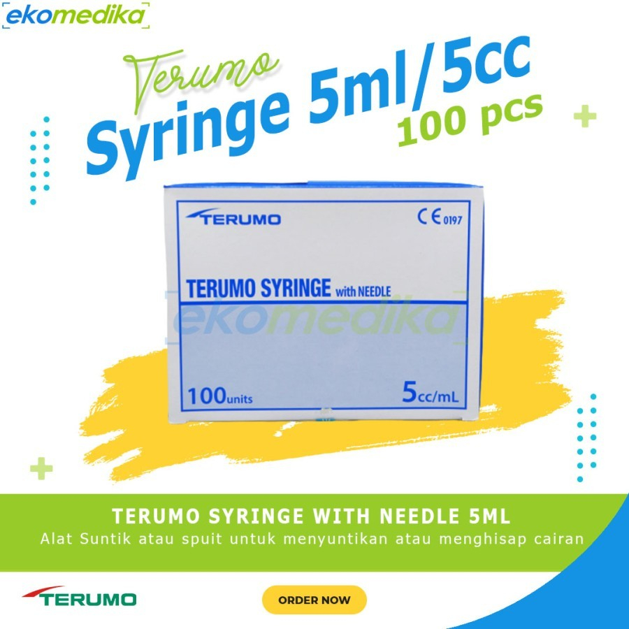 Jual Spuit Syringe 1cc 3cc 5cc 10cc Alat Suntikan Terumo Syringe With Needle | Shopee Indonesia