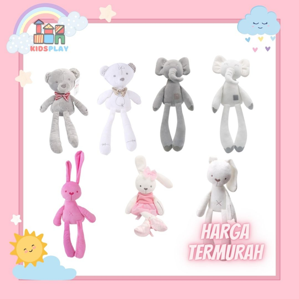 Jual Boneka Plush Doll Boneka Rabbit Bunny Boneka Kelinci Boneka Bunny ...