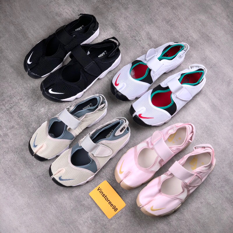Jual SEPATU RUNNING AIR RIFT NINJA FULL BLACK WHITE GREY PINK ...