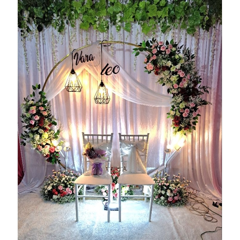 Jual sewa backdrop lamaran /sewa backdrop or dekorasi lamaran bekasi ...