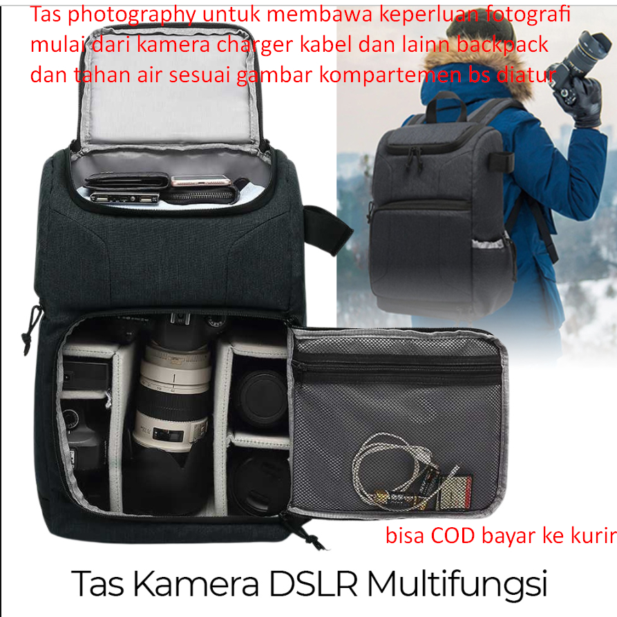 Jual Tas photography untuk membawa keperluan fotografi mulai dari ...