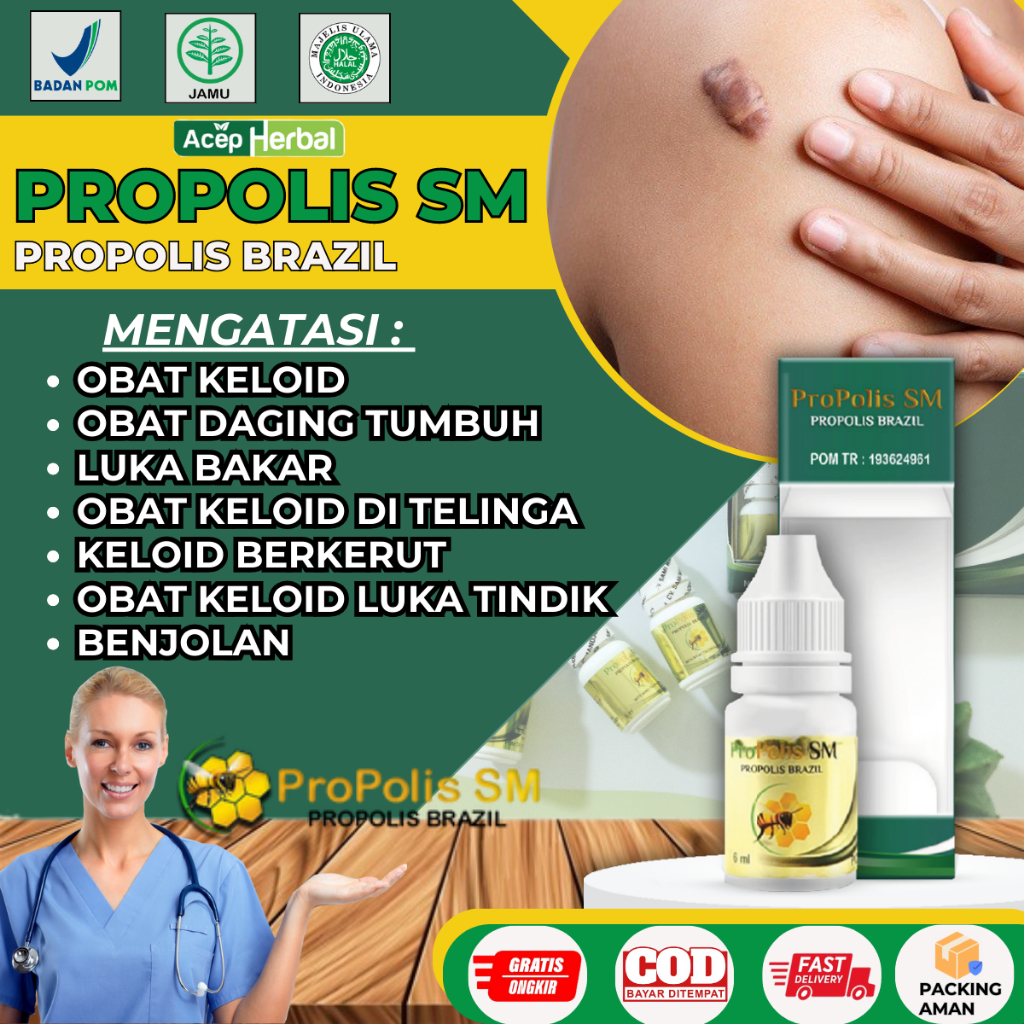 Jual Obat Keloid Daging Tumbuh Daging Jadi Penghilang Keloid Luka Tindik Di Telinga Bekas ...