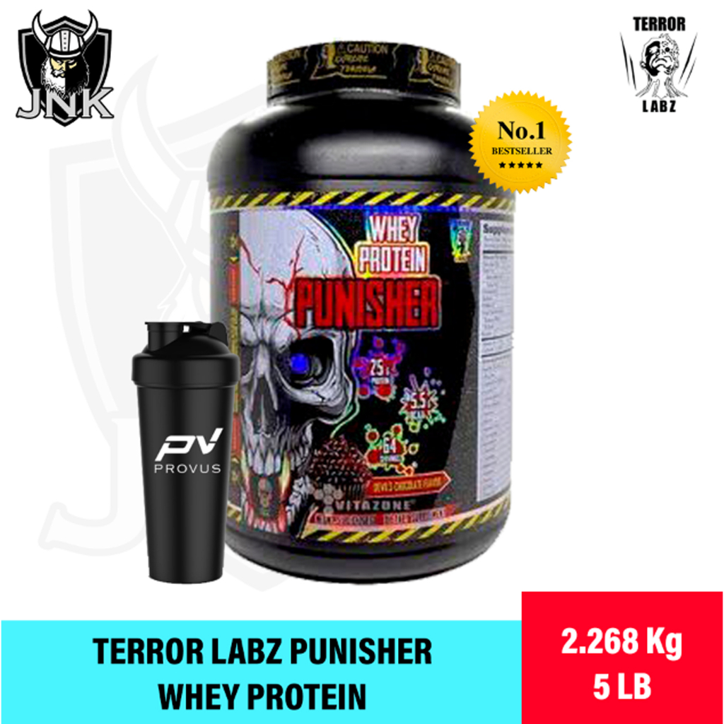 Jual TERROR LABZ PUNISHER WHEY 5lb | Pure Whey Protein Build Lean ...