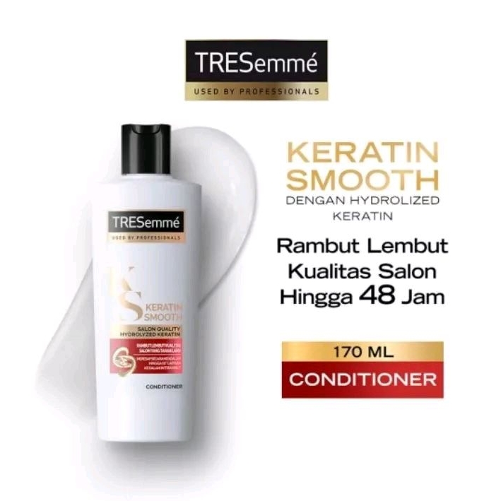 Jual Tresemme Conditioner Keratin Smooth 170ml Shopee Indonesia