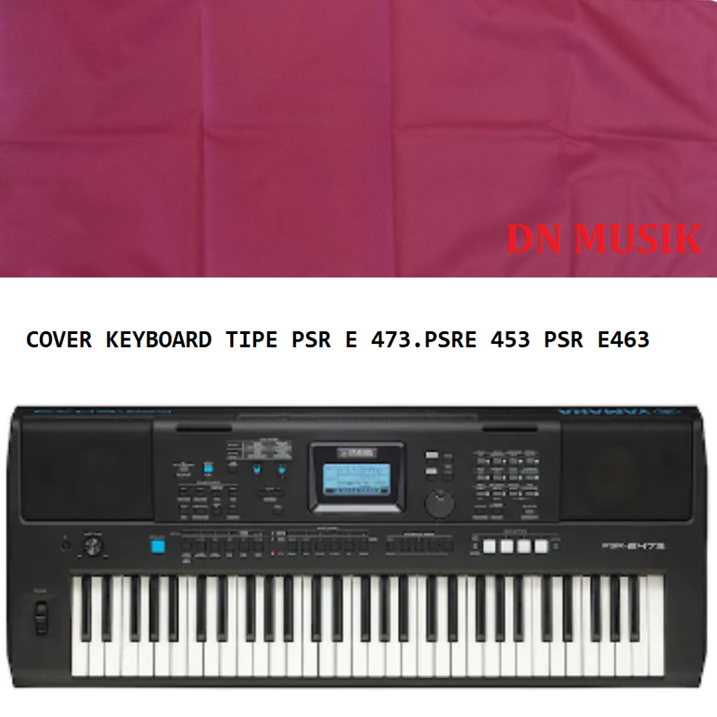 Jual COVER KEYBOARD YAMAHA PSR E 463 FULL BLACK | Shopee Indonesia