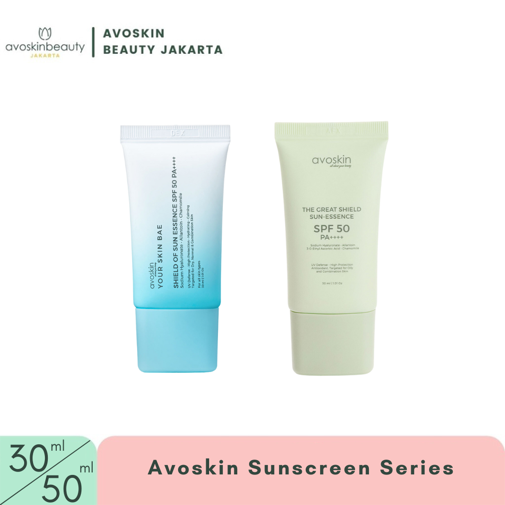 Jual Avoskin Sunscreen The Great Shield Sun-Essence / Shield of Sun SPF ...