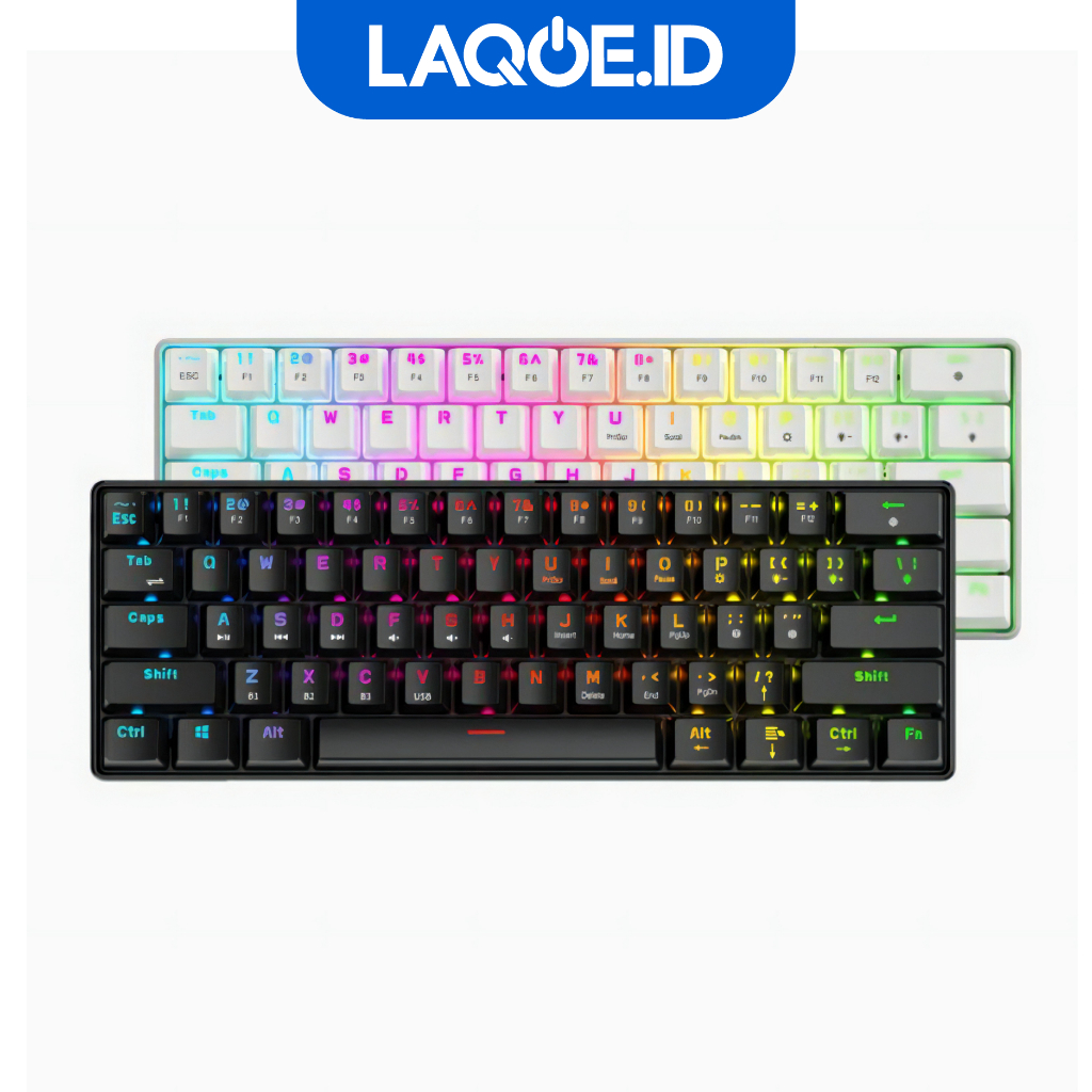 Jual Keyboard Gaming Jertech JK530 Motion Blue Switch Bluetooth V5.0 ...