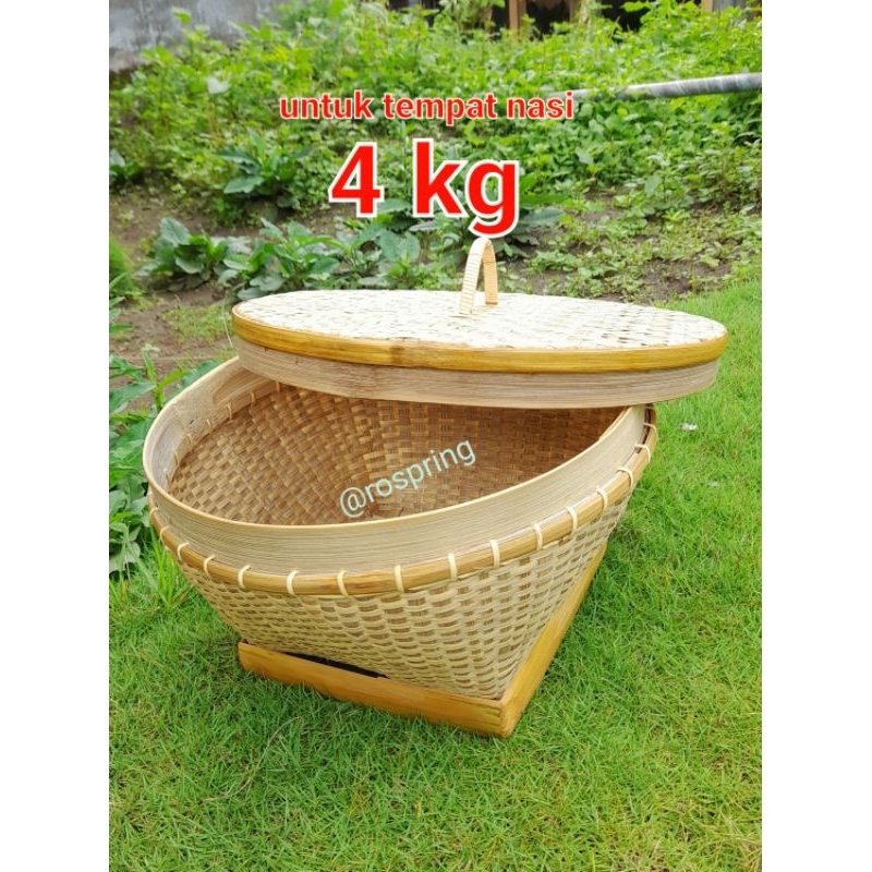 Jual dunak bambu/bakul/wakul bambu/bakul besar/ceting besar | Shopee ...