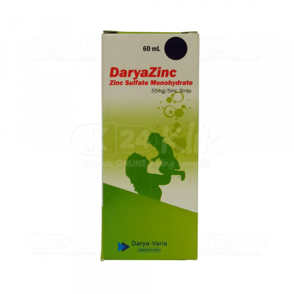 Jual Daryazinc 55mg/5ml Sirup 60ml (per Botol) | Shopee Indonesia