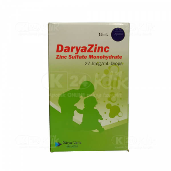 Jual Daryazinc 27.5mg/ml Drops 15ml (per Botol) | Shopee Indonesia
