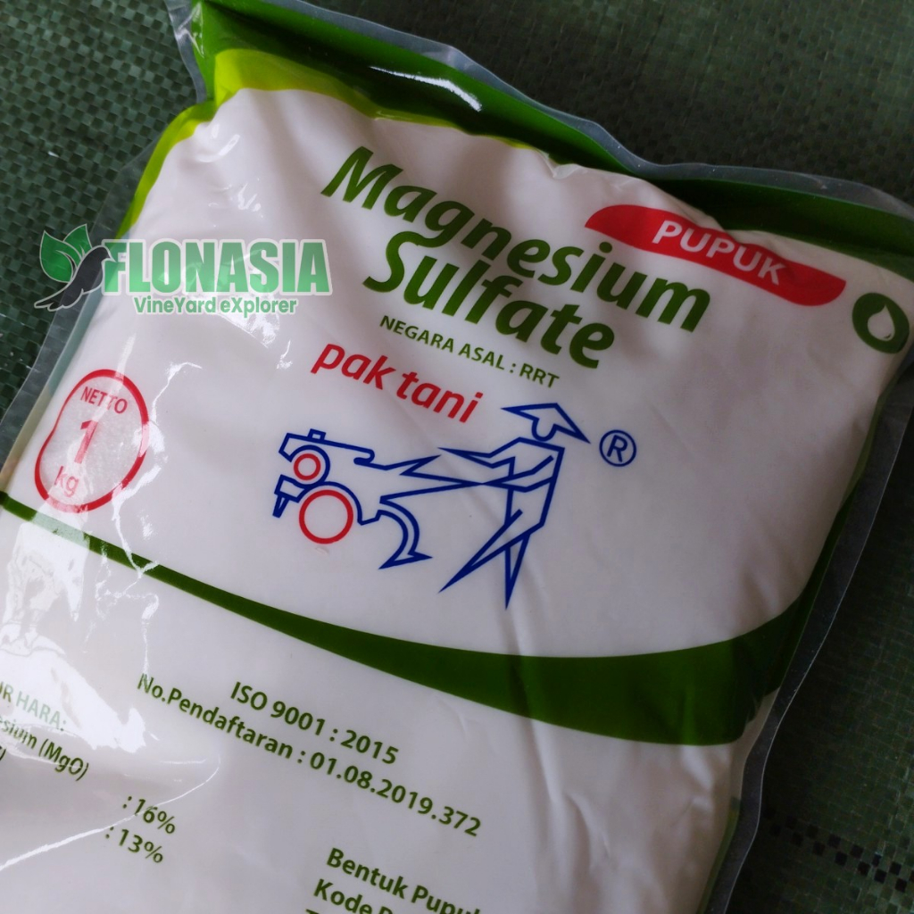 Jual Pupuk Magnesium Sulfat Pak Tani 1 Kg Sulfate MgSO4 Garam Inggris ...