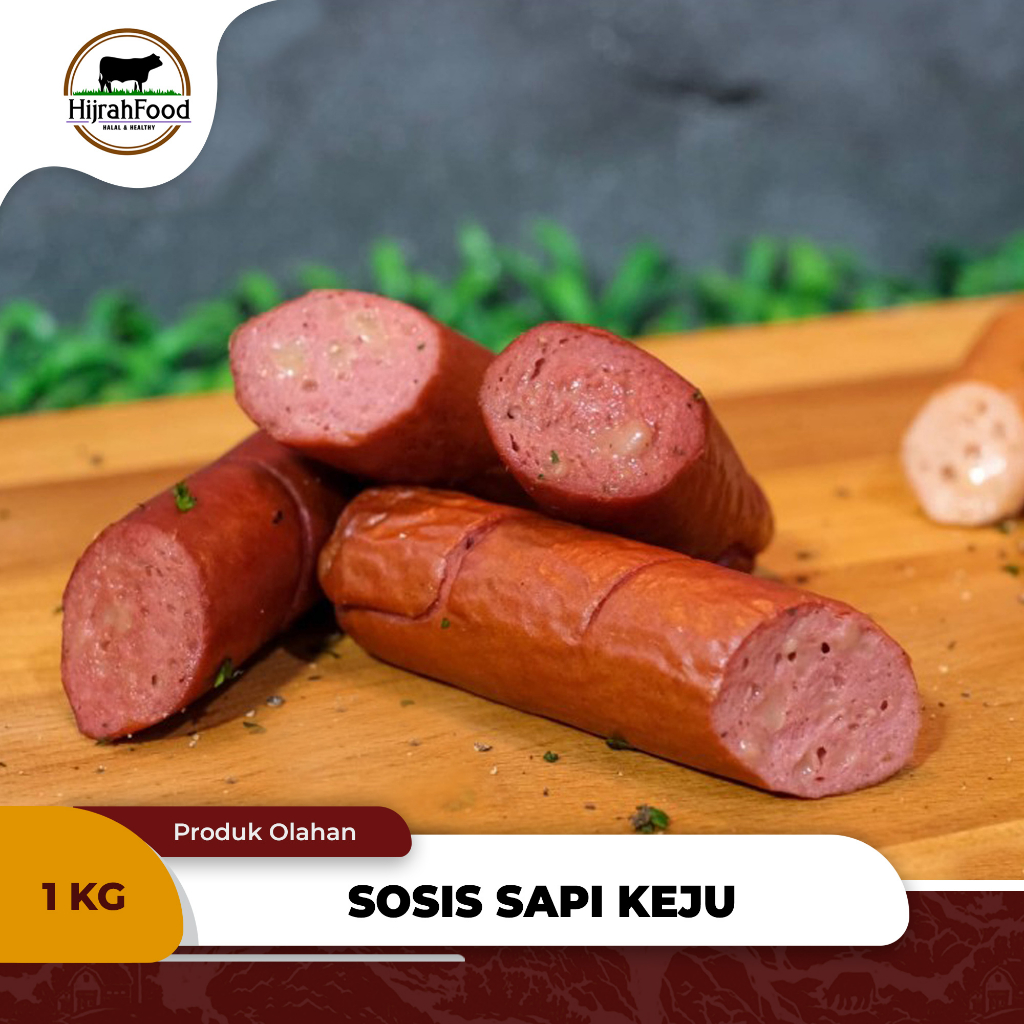 Jual El Primo Sosis Sapi Keju Beef Cheese Sausage Original 1kg | Shopee ...
