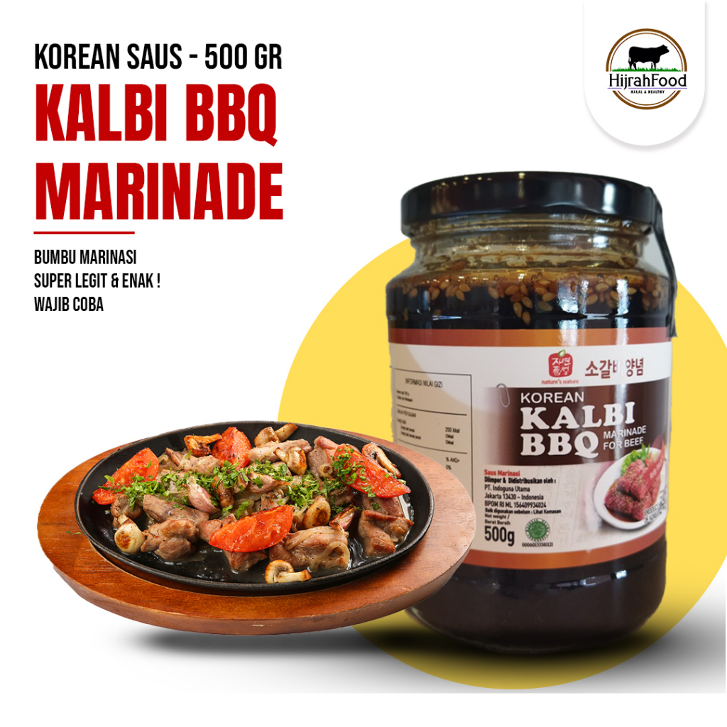 Jual Jinsung Korean Kalbi BBQ Marinade Saus Marinasi Daging Premium 500gr | Shopee Indonesia